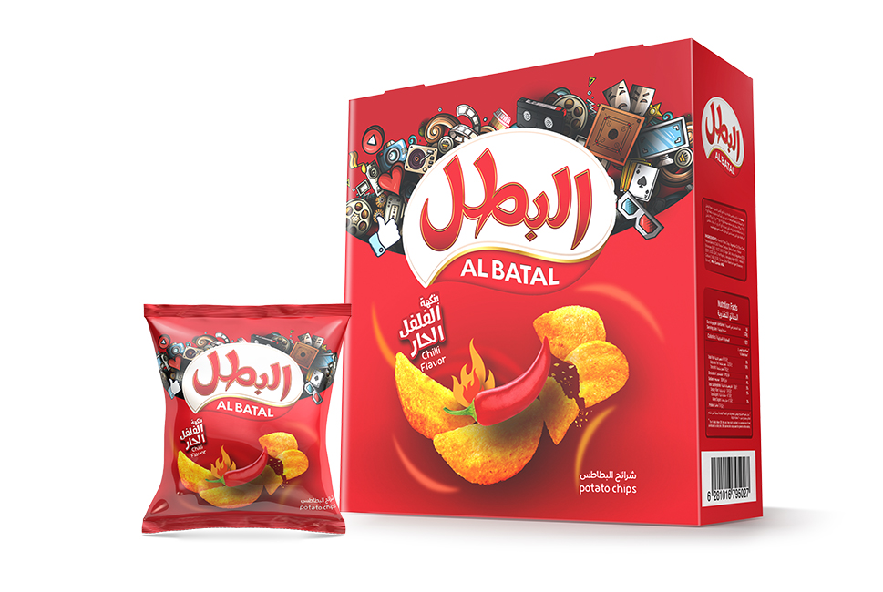 Al Batal Chips Chili | National Biscuits Confectionery Co. Ltd.