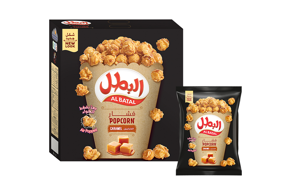 Al-Batal Popcorn Caramel | National Biscuits Confectionery Co. Ltd.