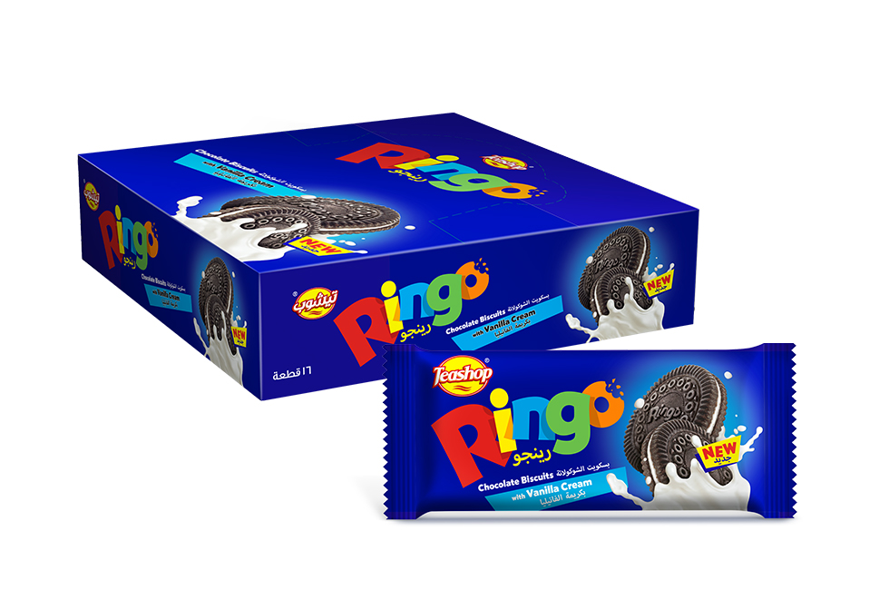 Ringo sandwich Biscuit vanila | National Biscuits Confectionery Co. Ltd.